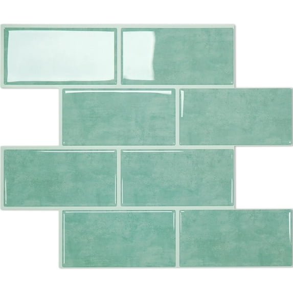 10-Sheet Subway Tile Peel and Stick Backsplash, Self Adhesive Vinyl ...