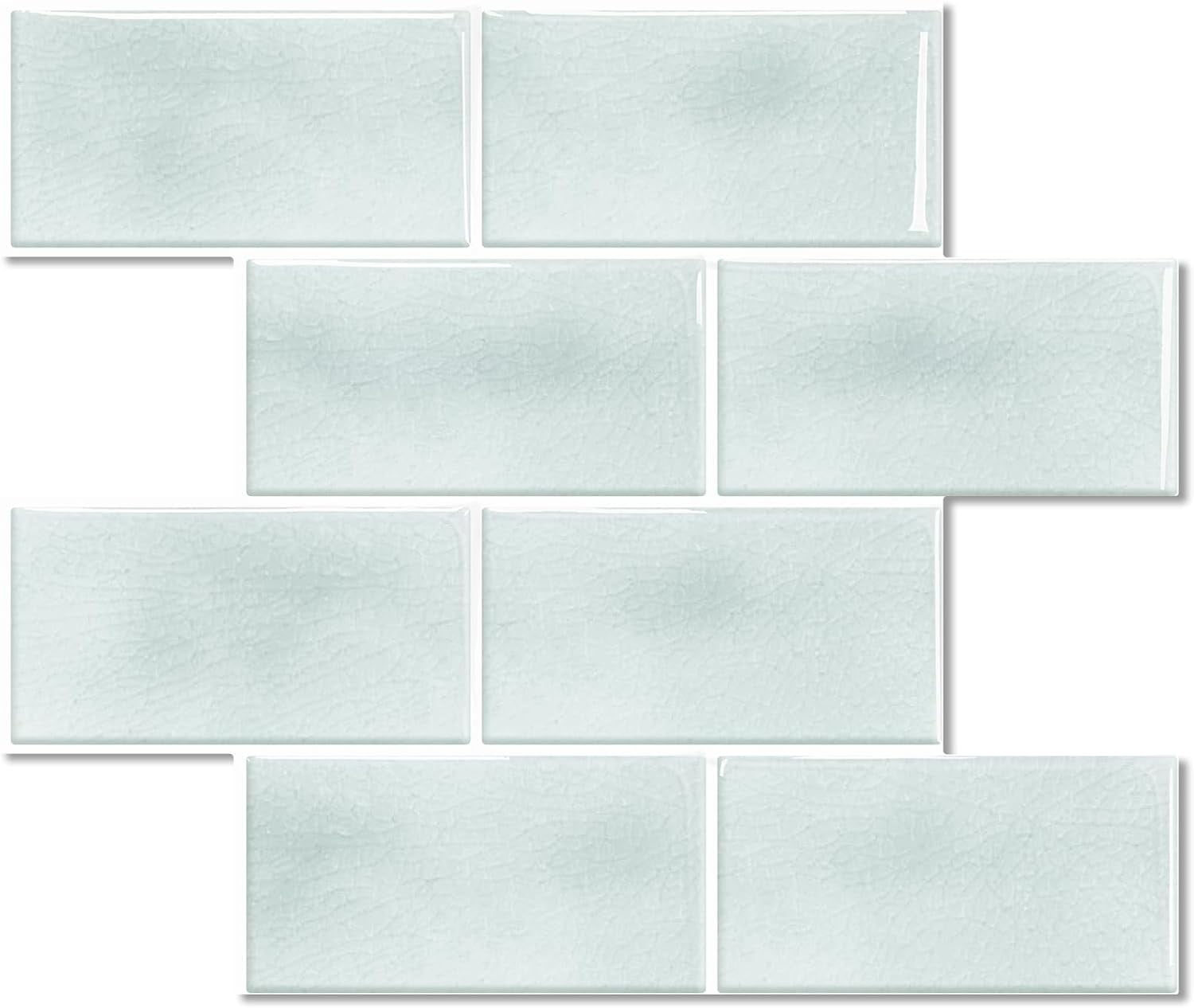 10-Sheet Subway Tile Peel and Stick Backsplash, Self Adhesive Vinyl ...