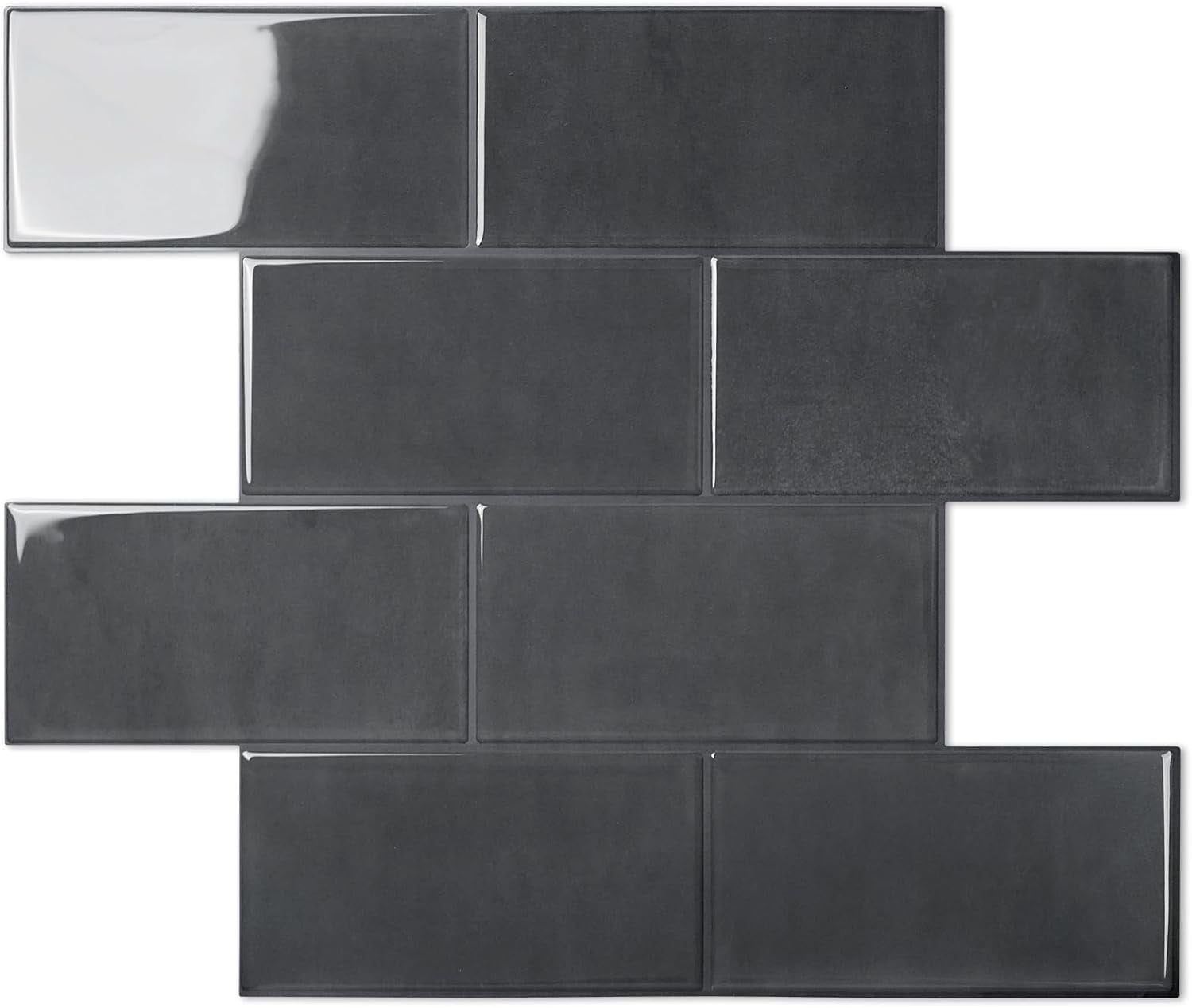 10-Sheet Subway Tile Peel and Stick Backsplash, Self Adhesive Vinyl ...