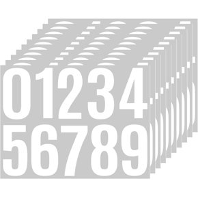 Vinyl Stick on Numbers