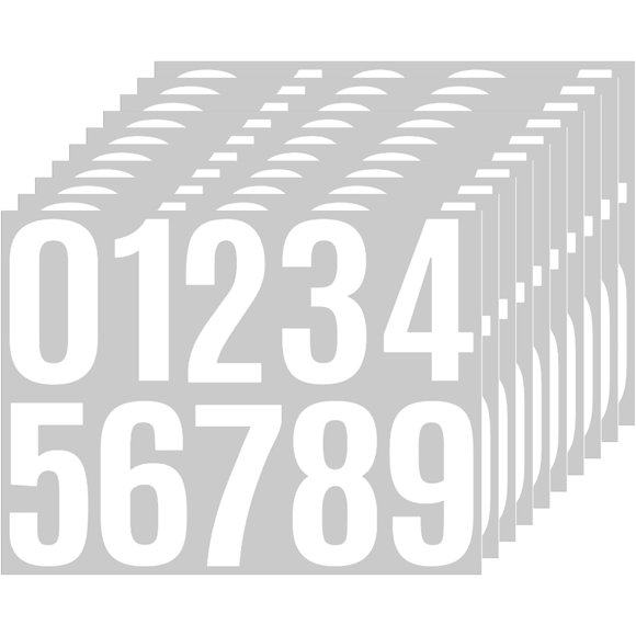 Vinyl Stick on Numbers