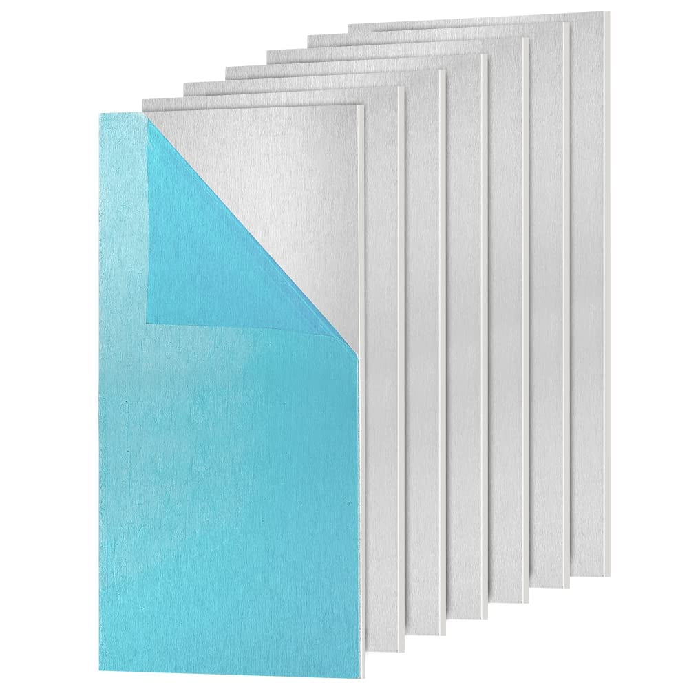 10 Sheets 3mm 5052 Aluminum Welding Plate with Protective Film 4x2 Inch ...