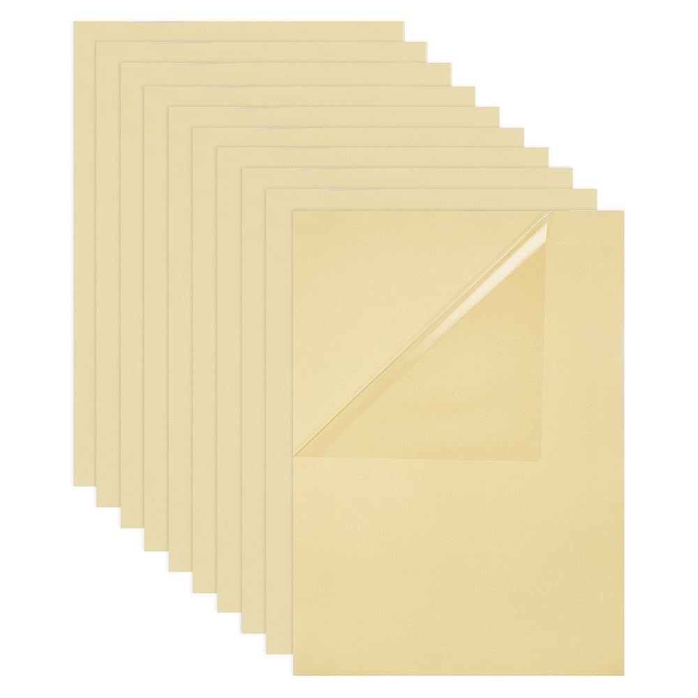 10 Sheets A3 Transparent Glossy Stencil Sheets Waterproof Glossy Self ...