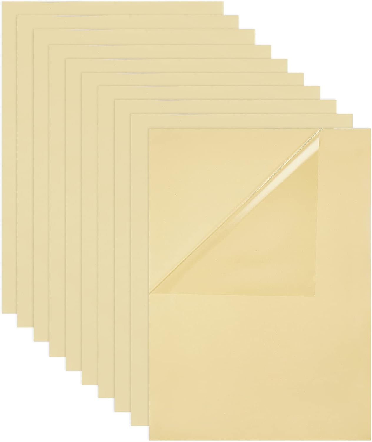 10 Sheets A3 Transparent Glossy Stencil Sheets Waterproof Glossy Self ...