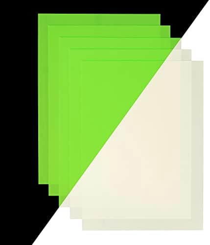 10 Sheets A4 Glow In The Dark Rechargeable Photoluminescent Luminous ...