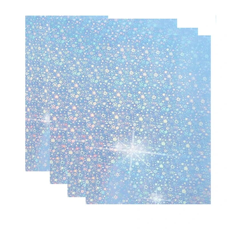 10 Sheets A4 Holographic Laser Print Paper Waterproof Vinyl Print ...