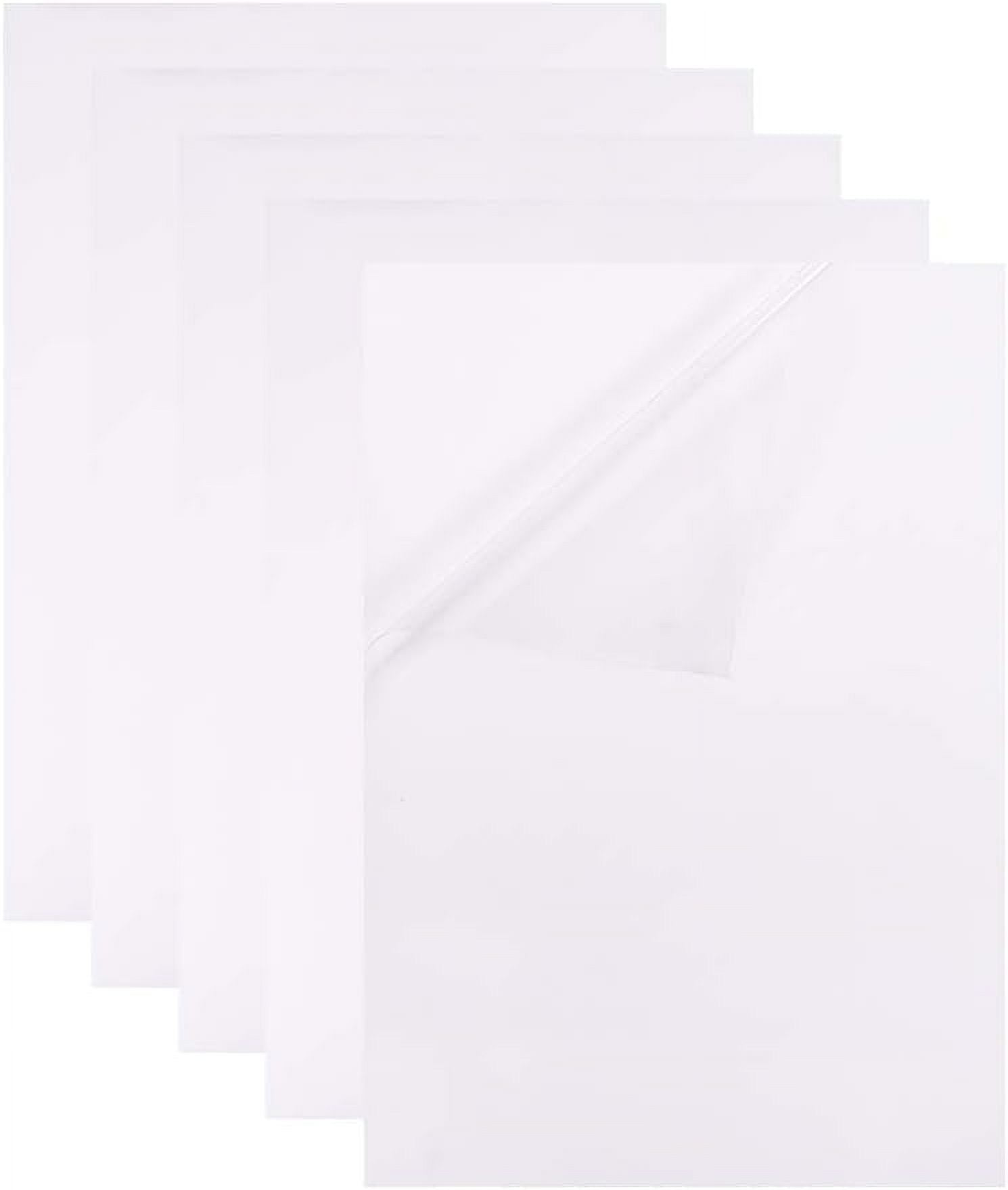 10 Sheets A4 Size Adhesive Glossy Stencil Sheets 8.3" x 11.8" PVC ...