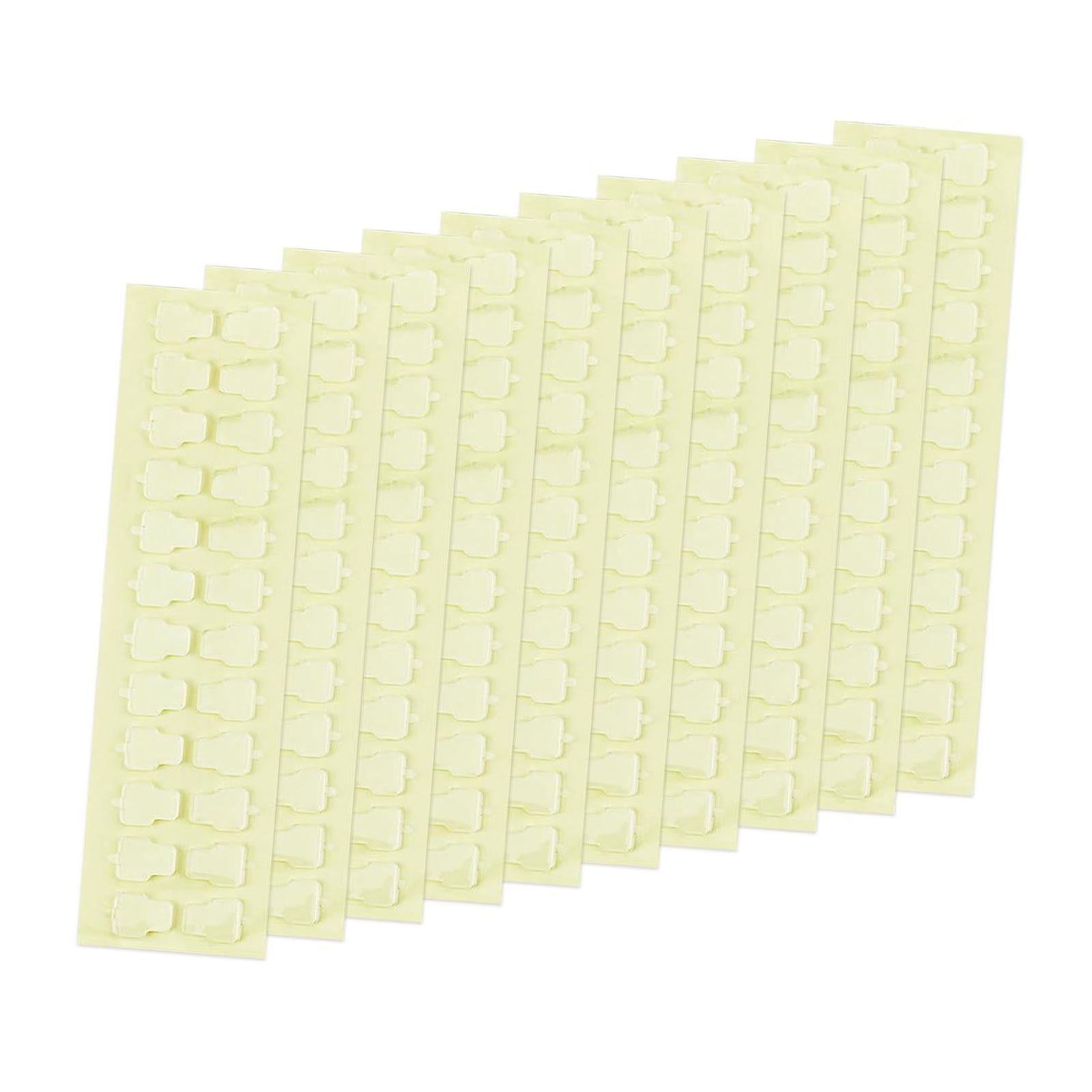 10 Sheets Adhesive Pads Sticky Dots Gel Pads Transparent Acrylic for ...