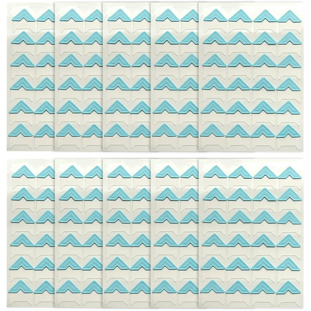 10 Sheets Album Corner Stickers Adhesive Picture Corners Decals Photo ...