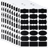 v2croft 168 Pantry Labels for Containers, Minimalist White Matte ...