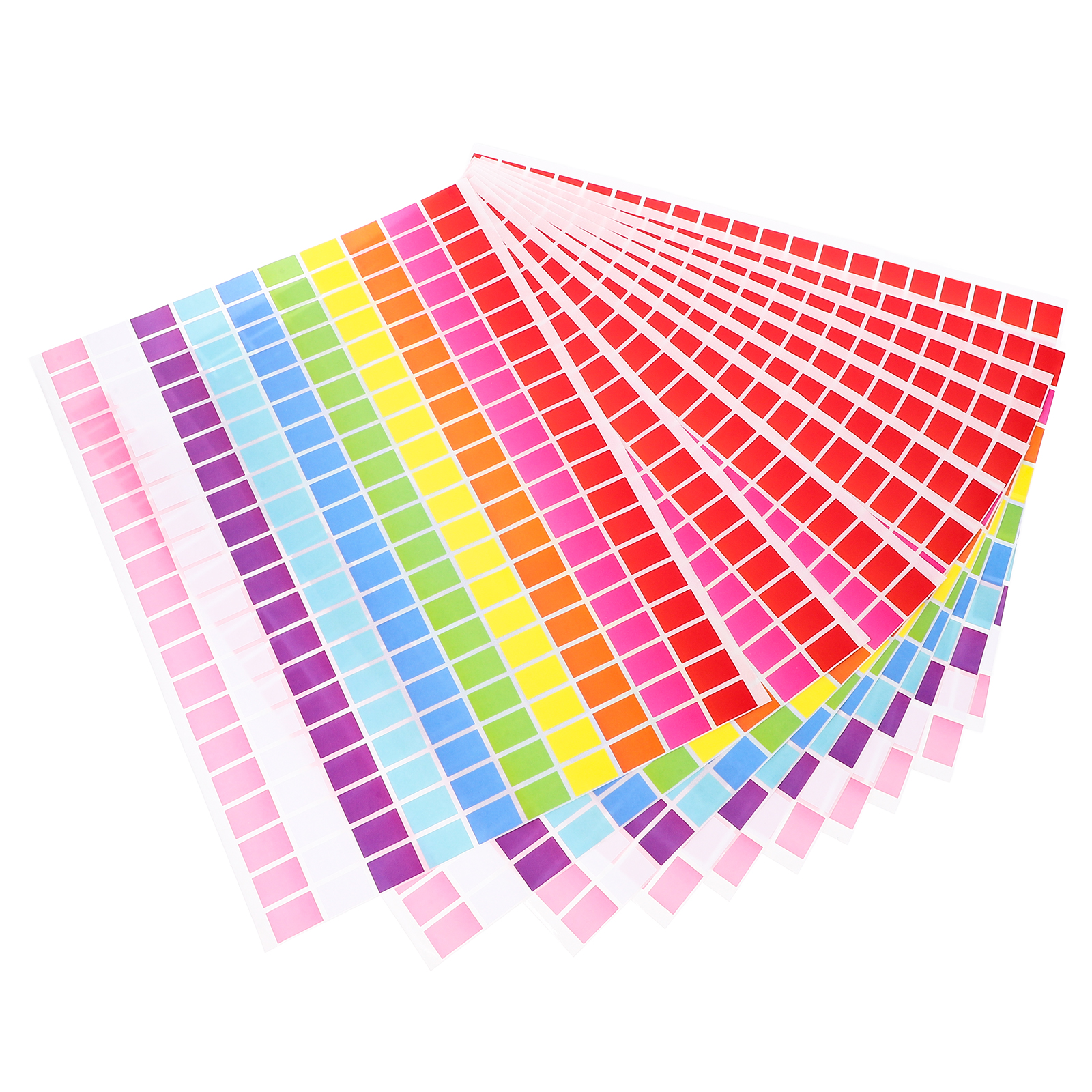 10 Sheets Coding Label Sticker Multipurpose Removable Color Dots ...