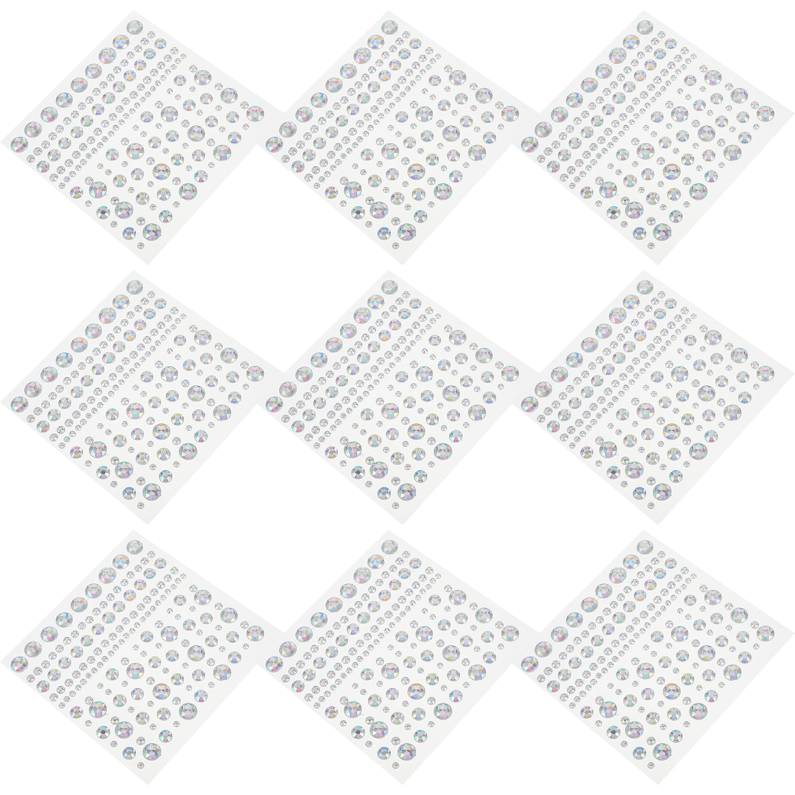 10 Sheets Coffee Table Candlesticks Makeup Stickers - Walmart.com