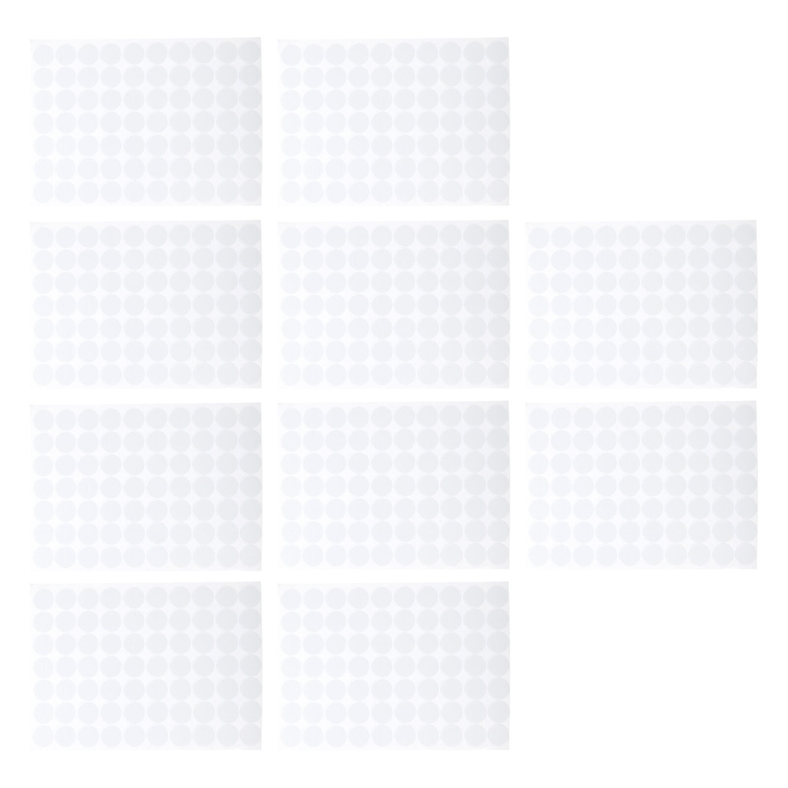10 Sheets Dot Foam Stickers Round Dot Sticker Removable Adhesive Double ...