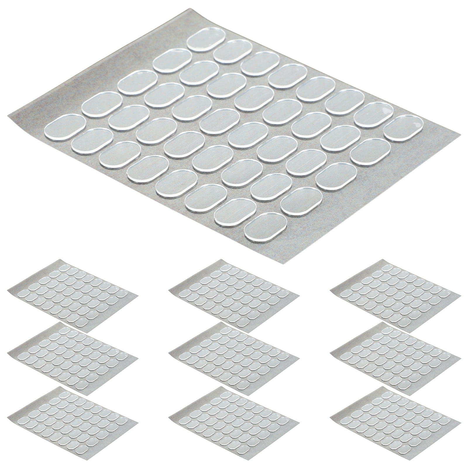 10 Sheets Fake Nail Stickers Nail Tips Fixing Stickers Nail Art Glue ...