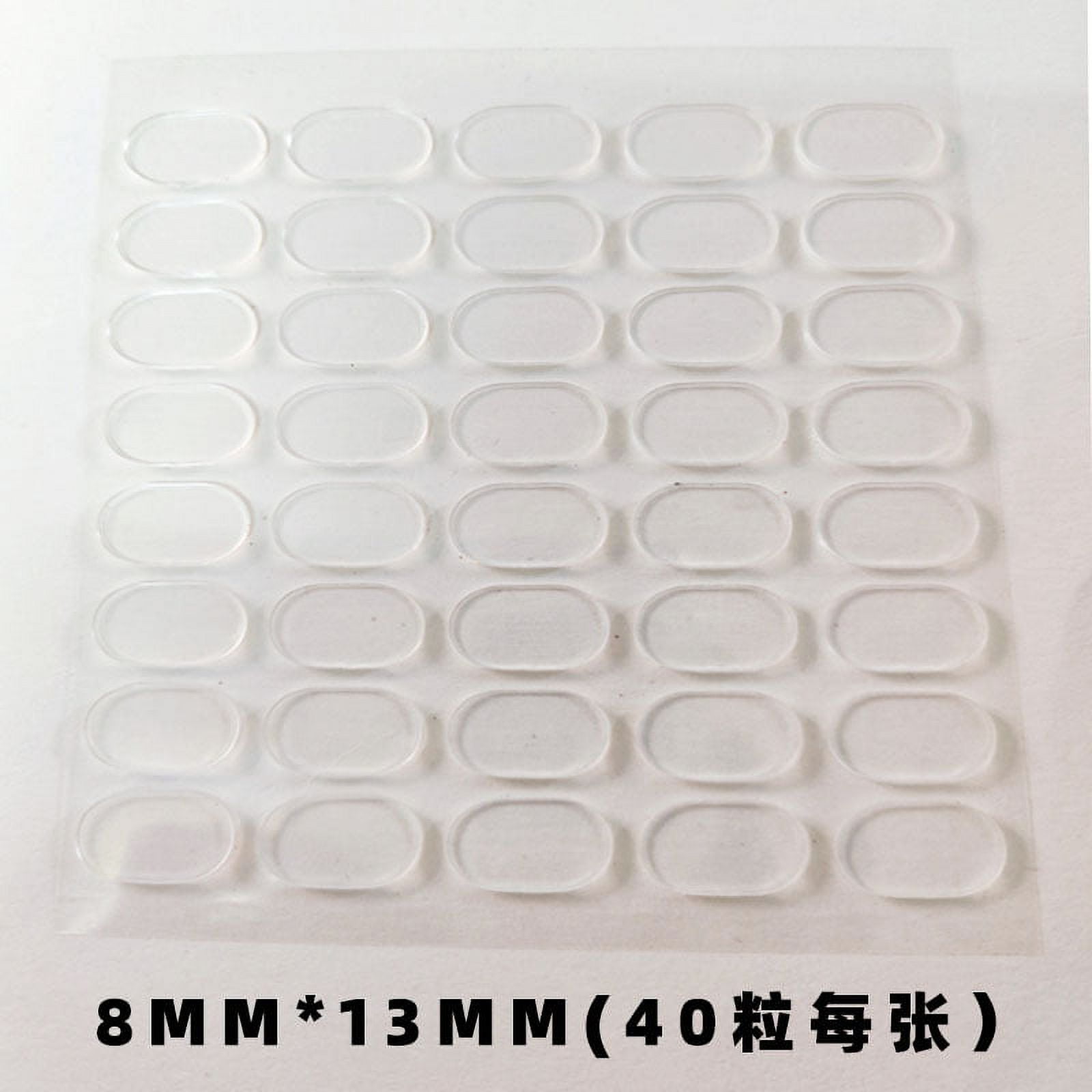 10 Sheets Fake Nail Stickers Nail Tips Fixing Stickers Nail Art Glue ...