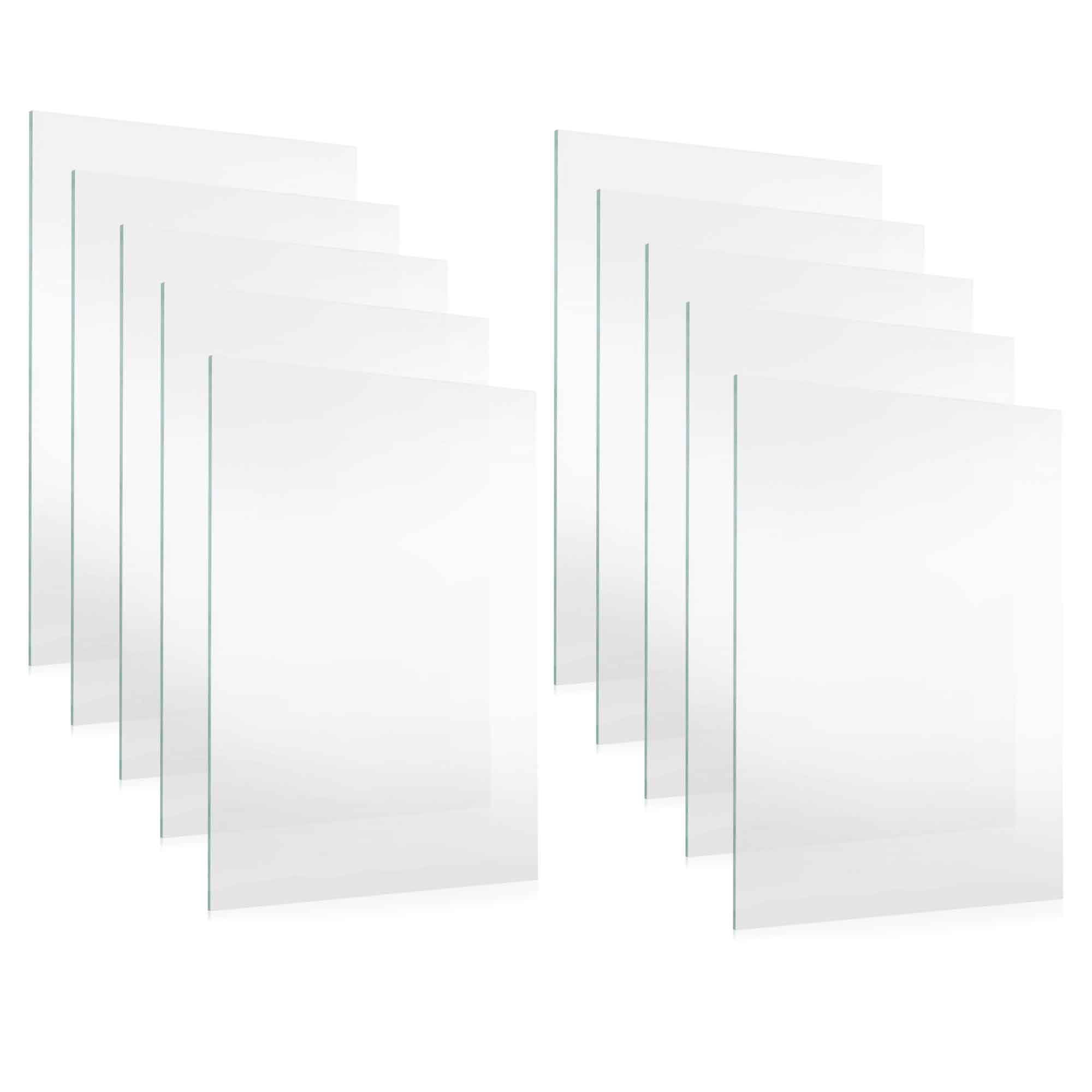 10 Sheets Frame-Grade Acrylic Replacement for 10x12 Picture Frame ...