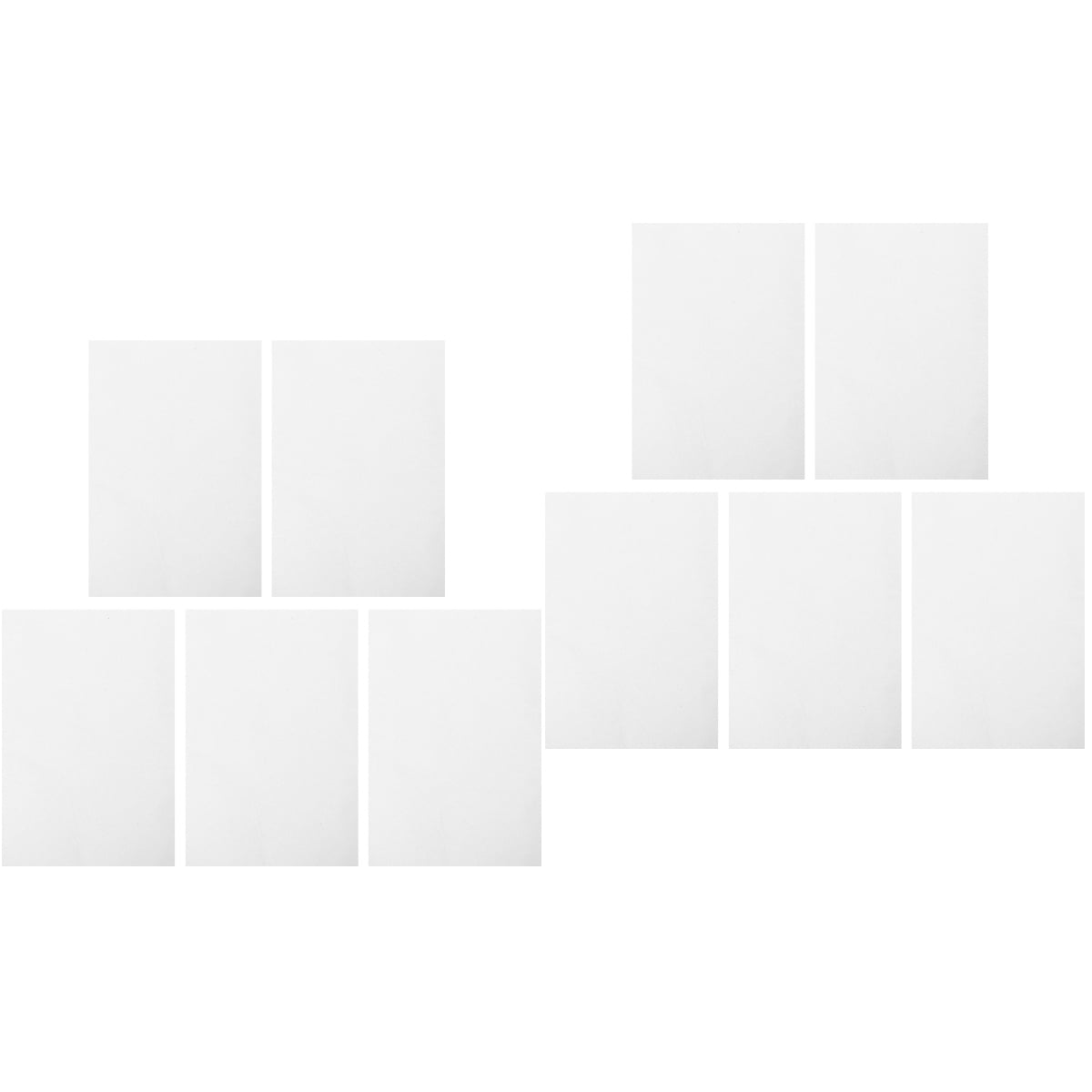 10 Sheets Furniture Necklace Display Cards Adhesive Felt Self-adhesive ...