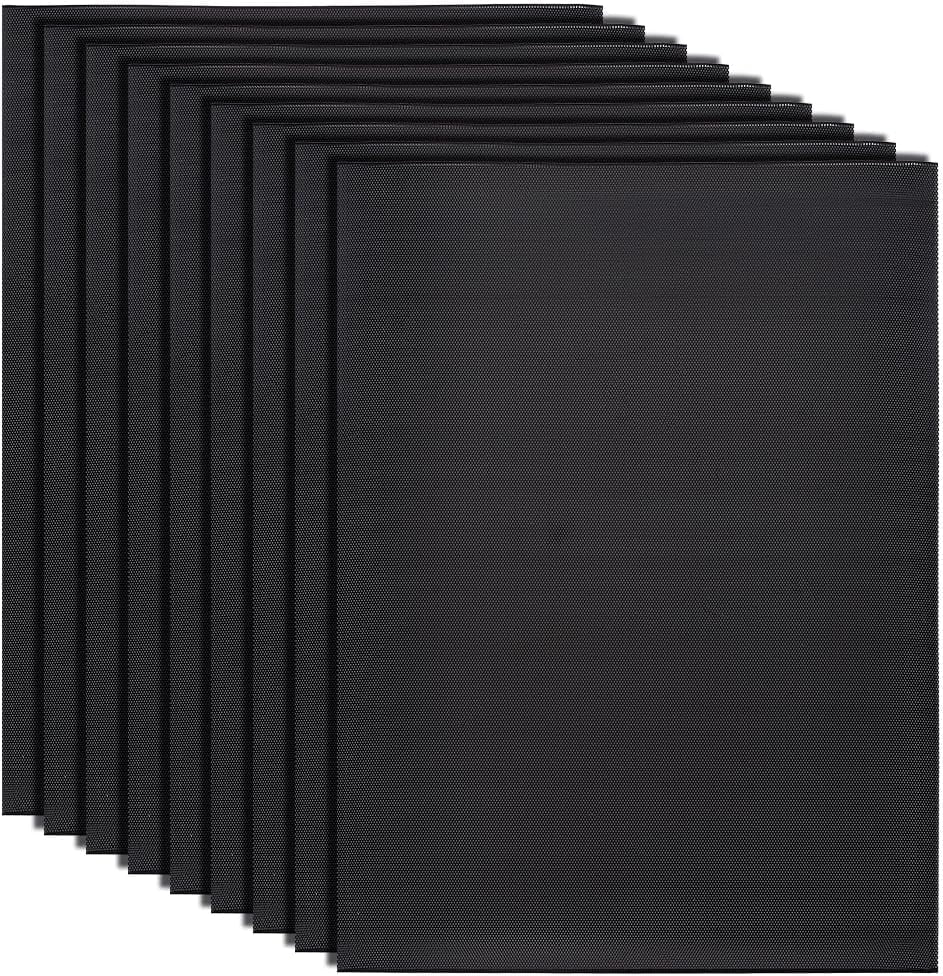 10 Sheets Fursuit Eye Mesh 11.8x8.6inch Black PVC Custom Net Waterproof ...