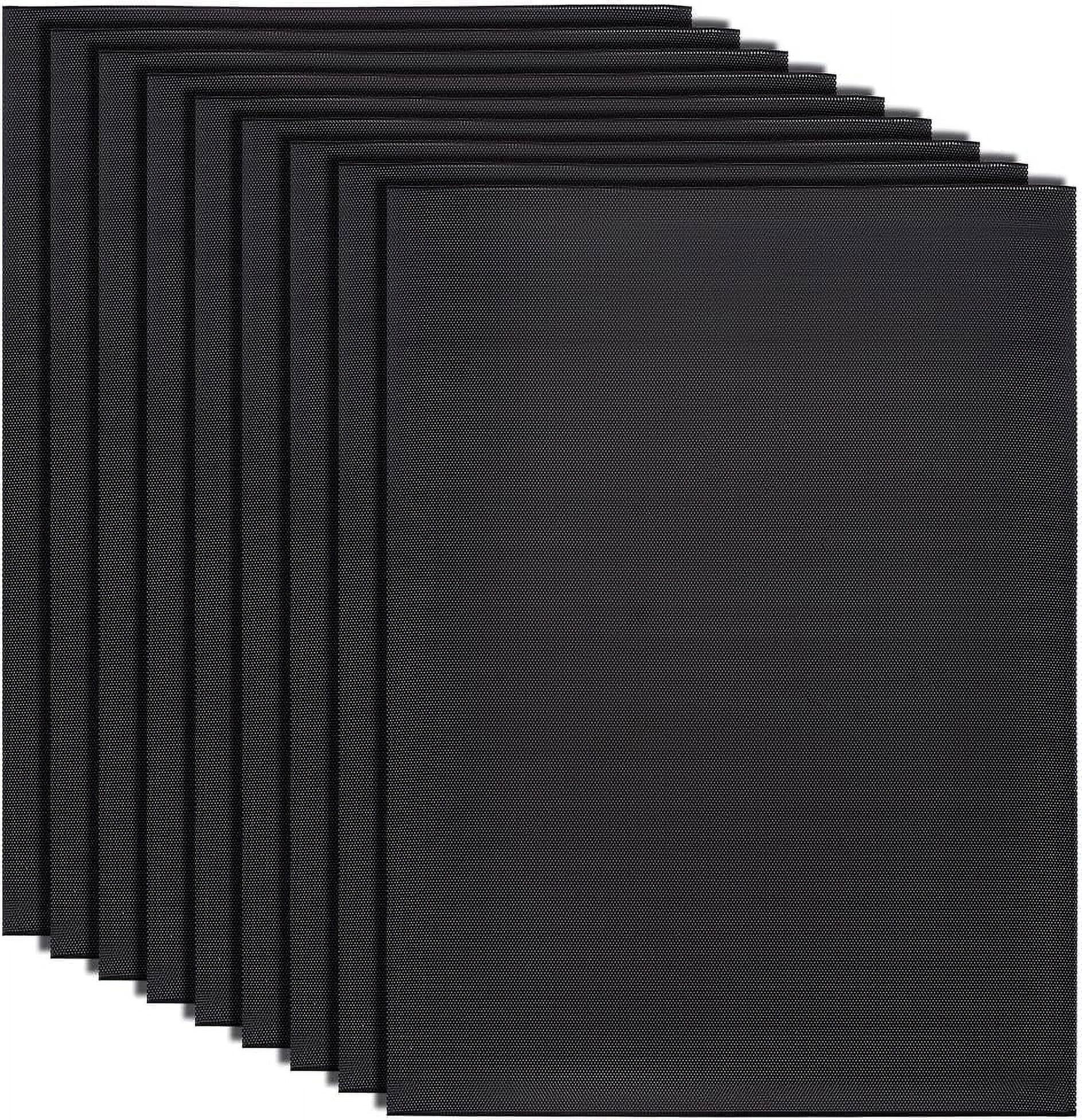 10 Sheets Fursuit Eye Mesh 11.8x8.6inch Black PVC Net 0.2mm Thick ...