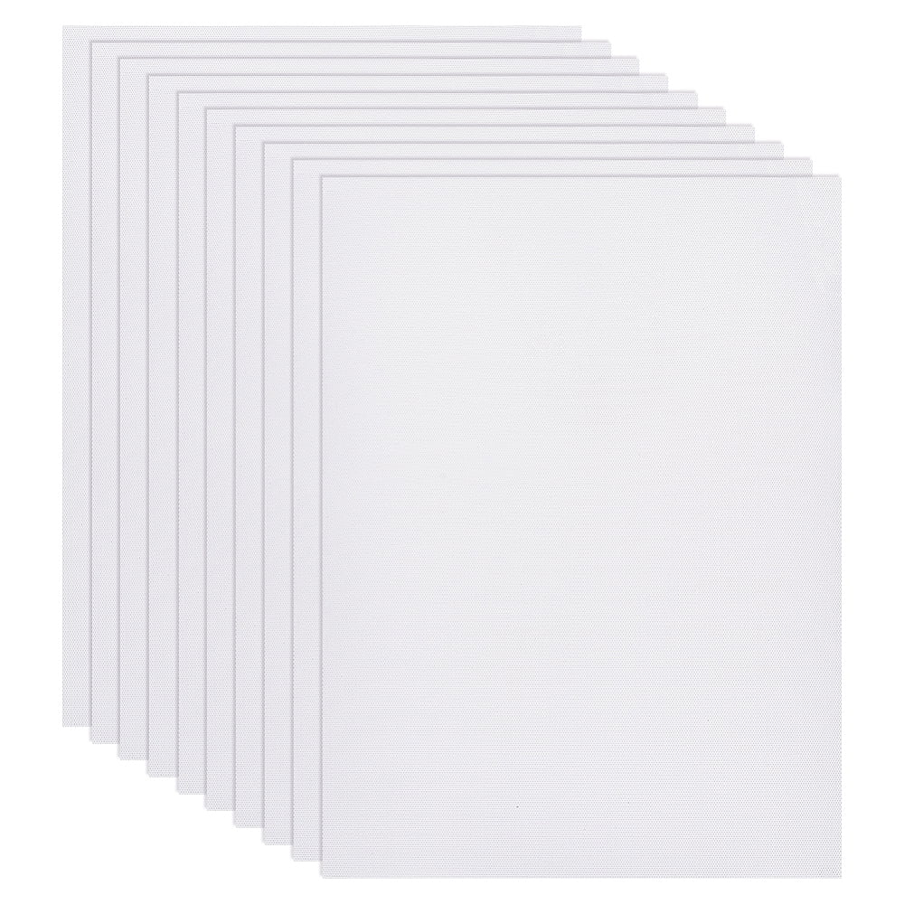 10 Sheets Fursuit Eye Mesh 11.8x8.6inch White PVC Dustproof Net 0.2mm ...