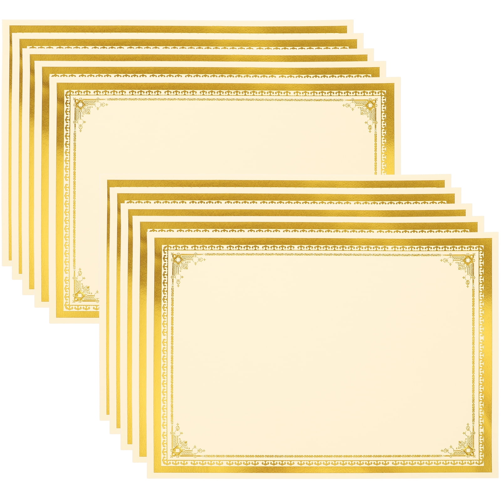 Golden Certificate Paper for Lab Use Durable and Exquisite Sheets ...