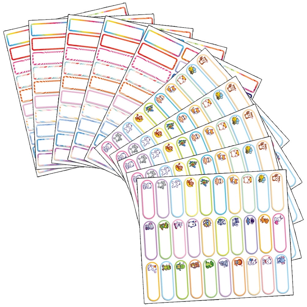 10 Sheets Label Paper Name Tag Stickers for Storage Item Labels ...