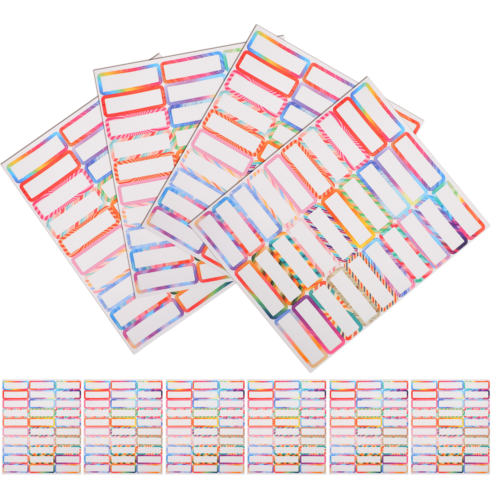 10 Sheets Label Stickers Name Cartoon Easy Use Child - Walmart.com