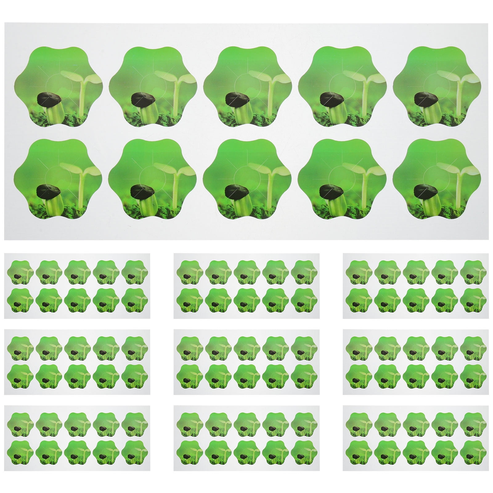10 Sheets Label for Mark Plants PVC Grow Stickers Garden Pot Labels ...