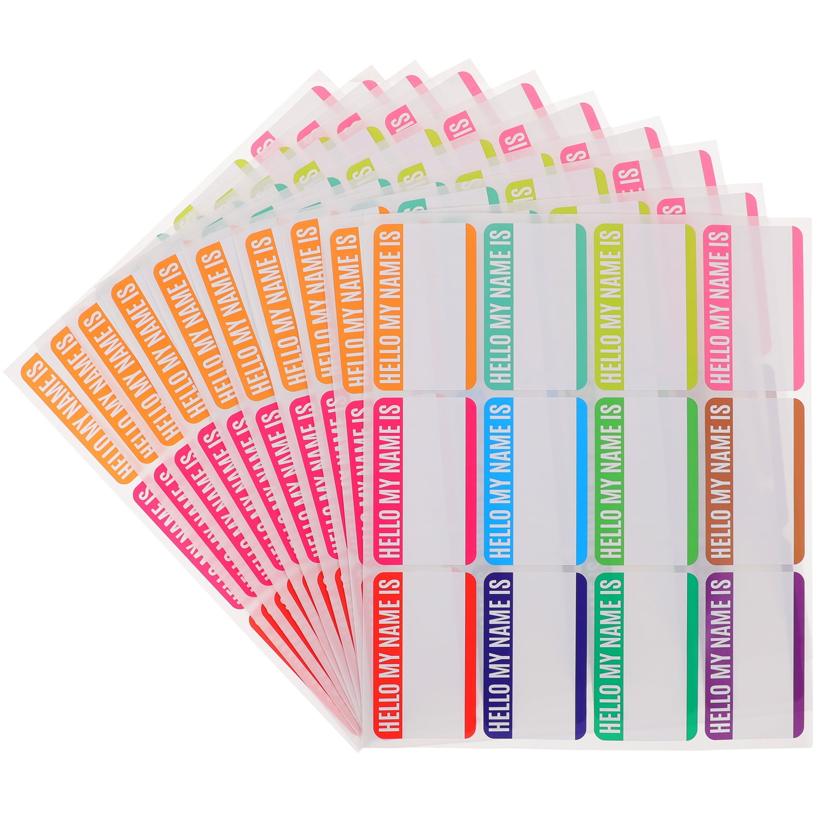 10 Sheets Labels for School Supplies Name Sticker Warehouse - Walmart.com