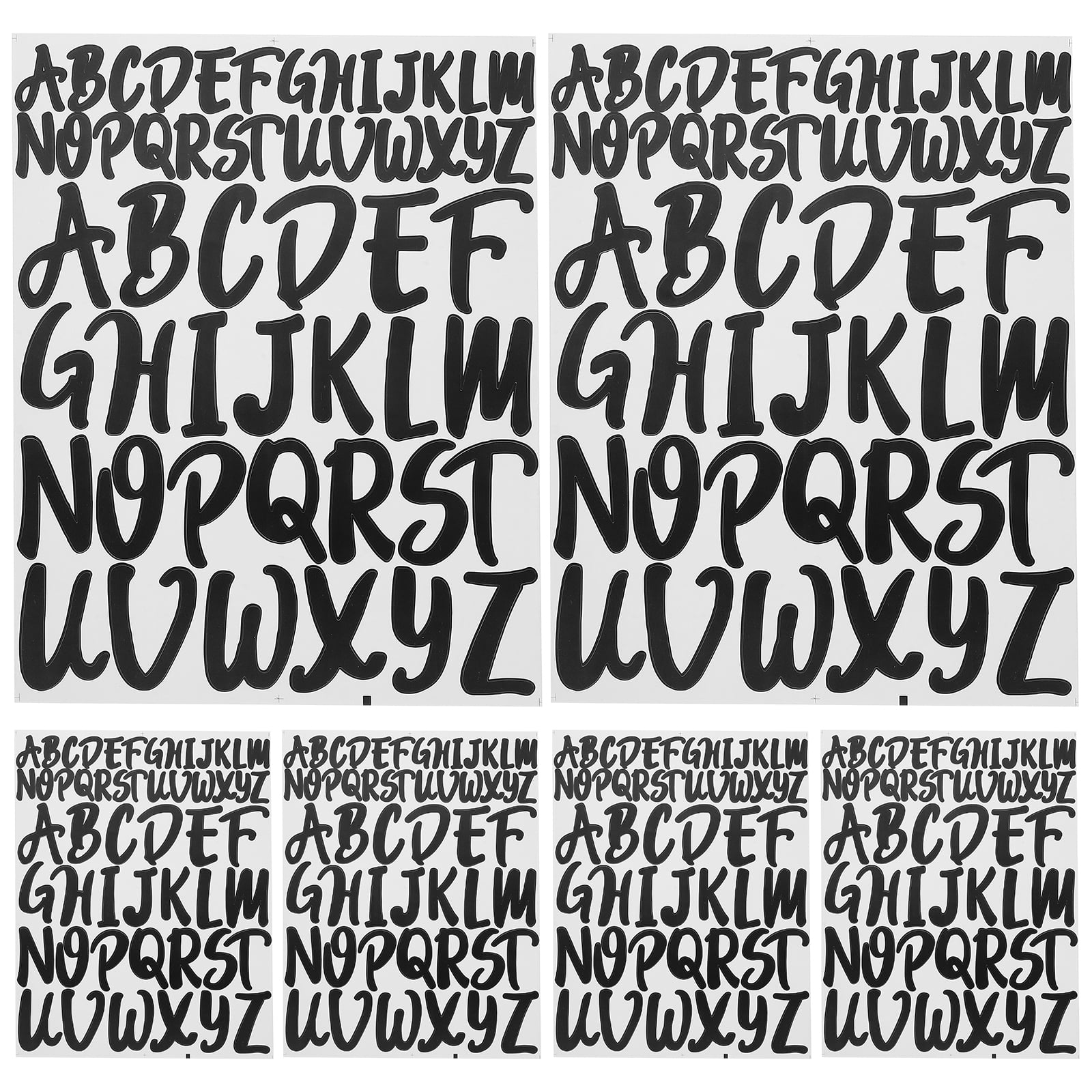 10 Sheets Letter Stickers for Bulletin Self-adhesive Letters Decal ...
