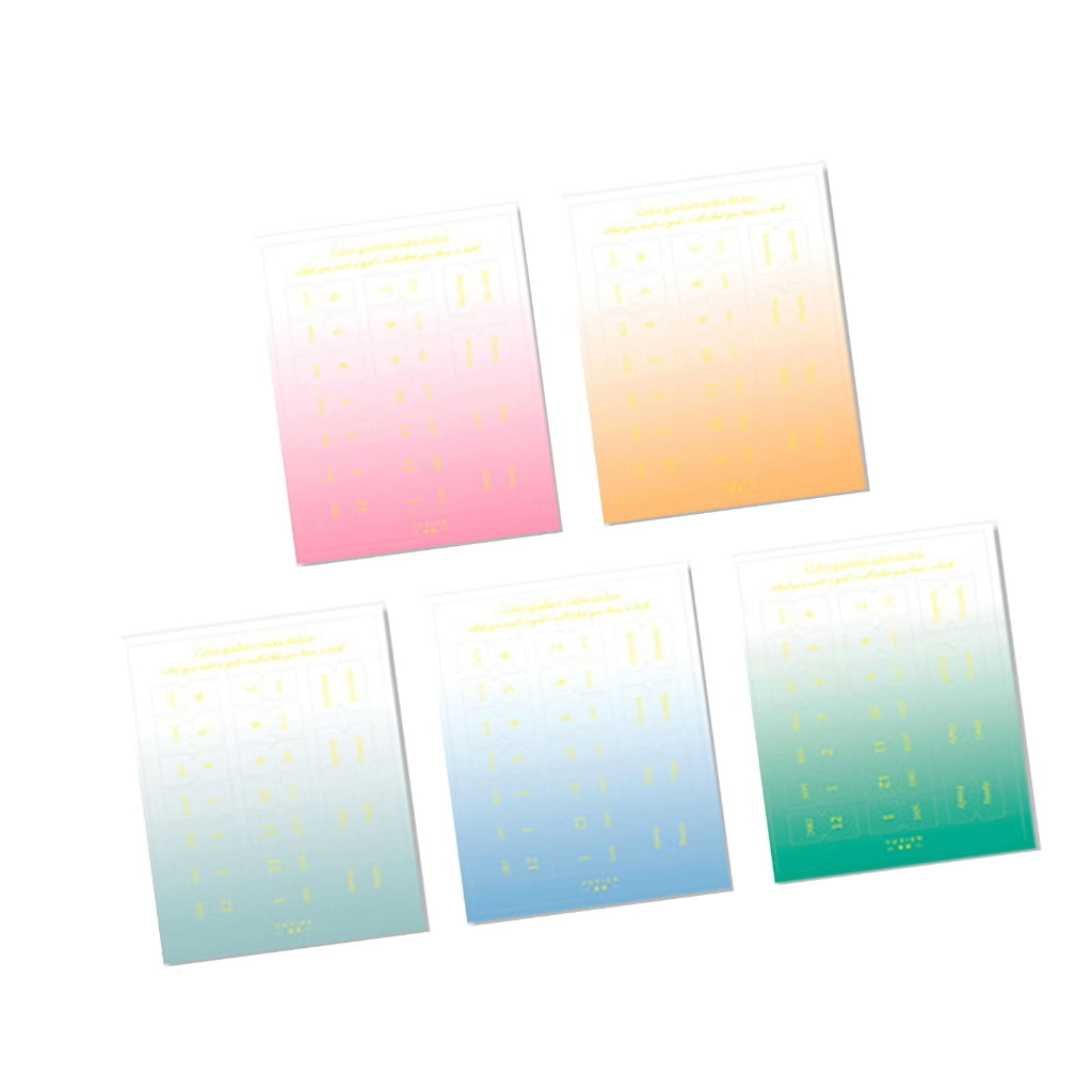10 Sheets Monthly Separator Tabs Monthly Tabs Indexed Sticker Adhesive ...