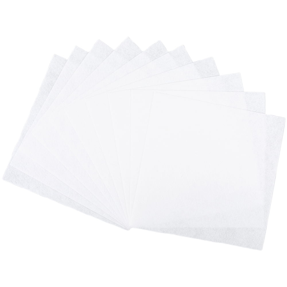 10 Sheets Non Woven Fabric DIY Craft Supplies Square White 300x300x1mm ...
