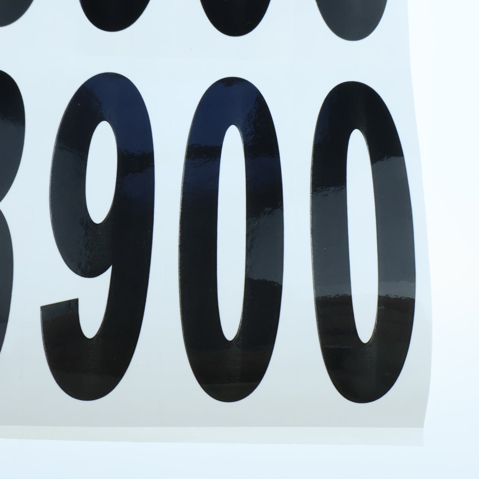 10 Sheets Numbers Stickers, 3 inch Mailbox Numbers Stickers, Black Self ...