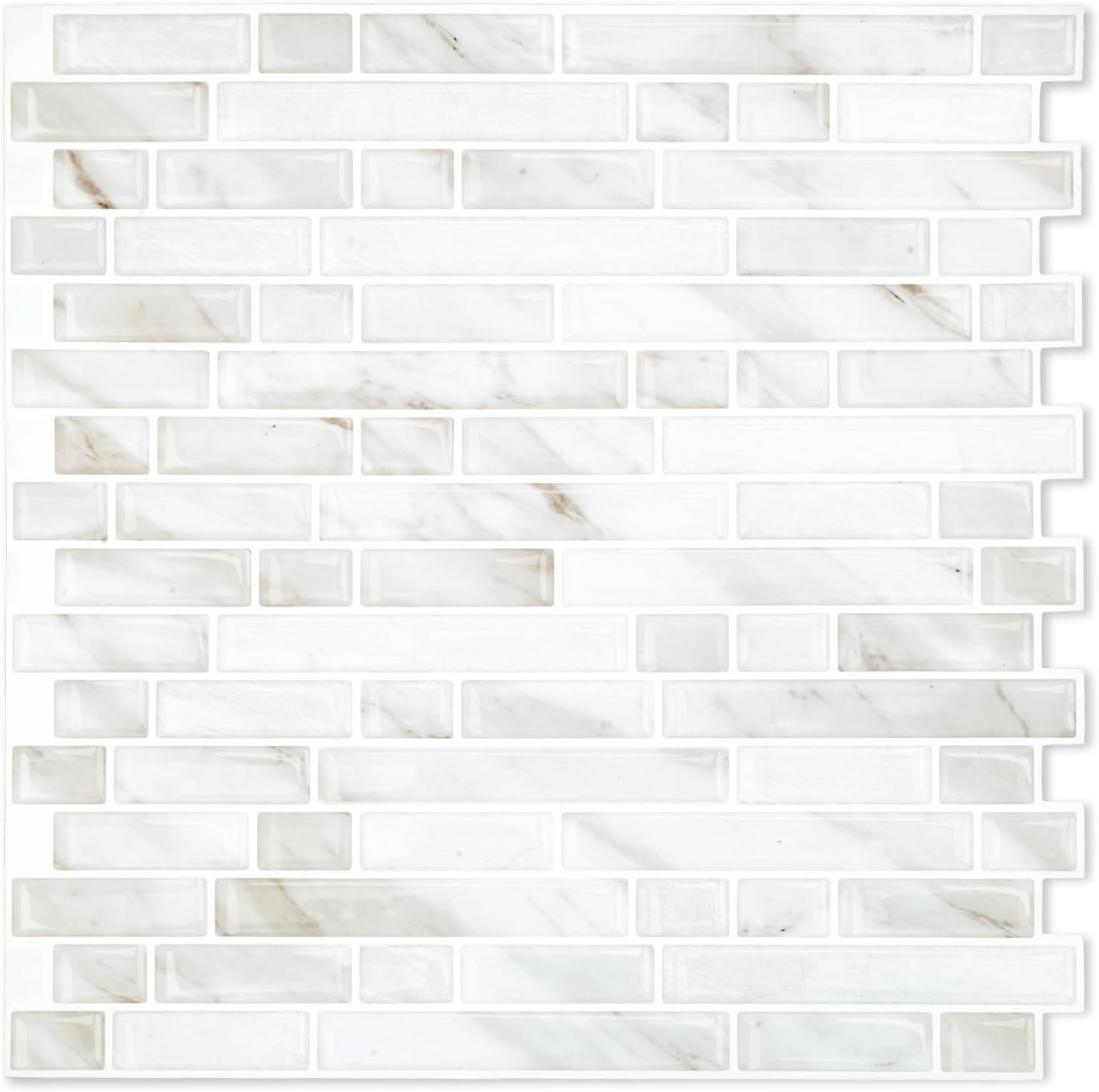 10 Sheets Peel and Stick Backsplash for Kitchen Wall, 12''x12 ...