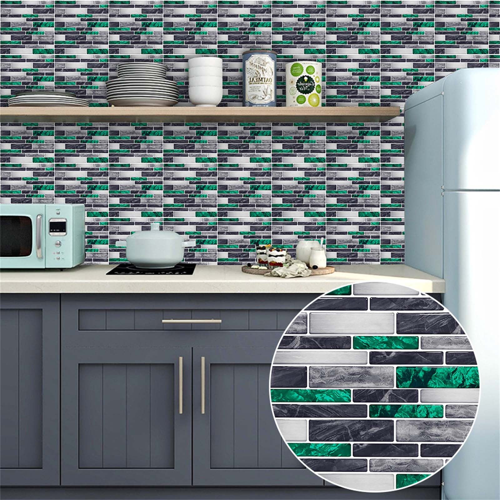 10 Sheets Peel and Stick Backsplash Bathroom Tile Stickers,Stick on ...