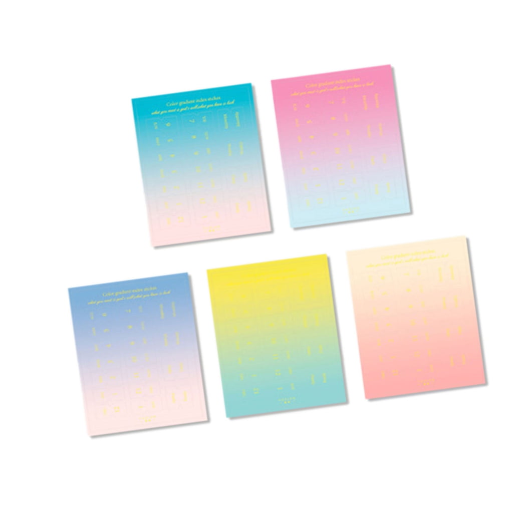 10 Sheets Planner Monthly Tabs Index Stickers Adhesive Tabs Calendar ...