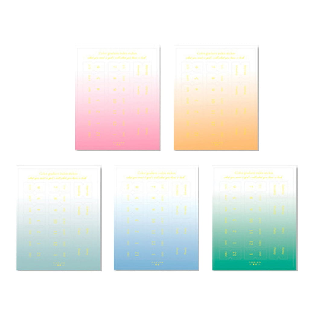 10 Sheets Planner Monthly Tabs Index Stickers Adhesive Tabs Calendar ...