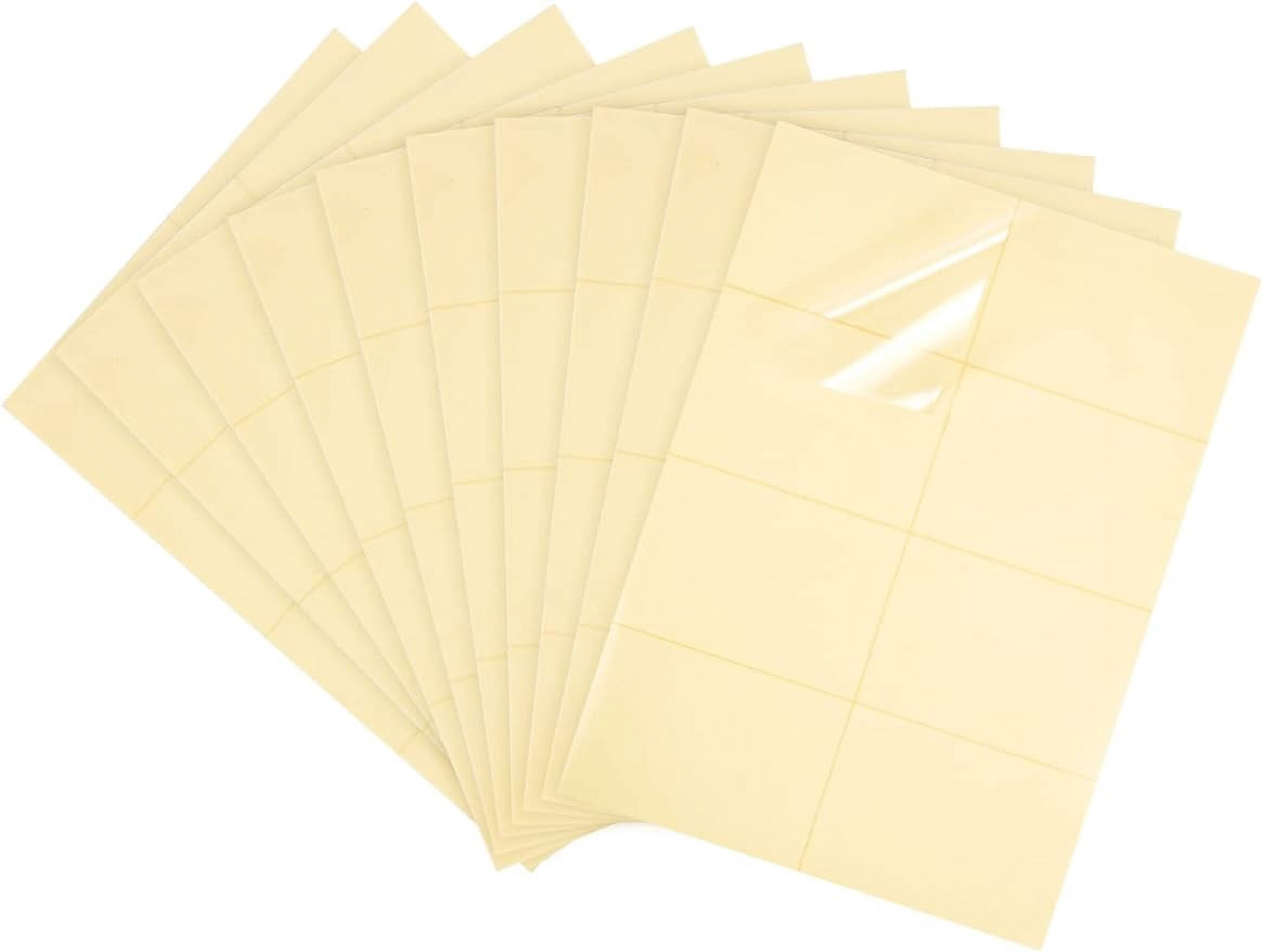 10 Sheets Printable Sticker Paper A4 Size Clear Self-Adhesive Sticker ...