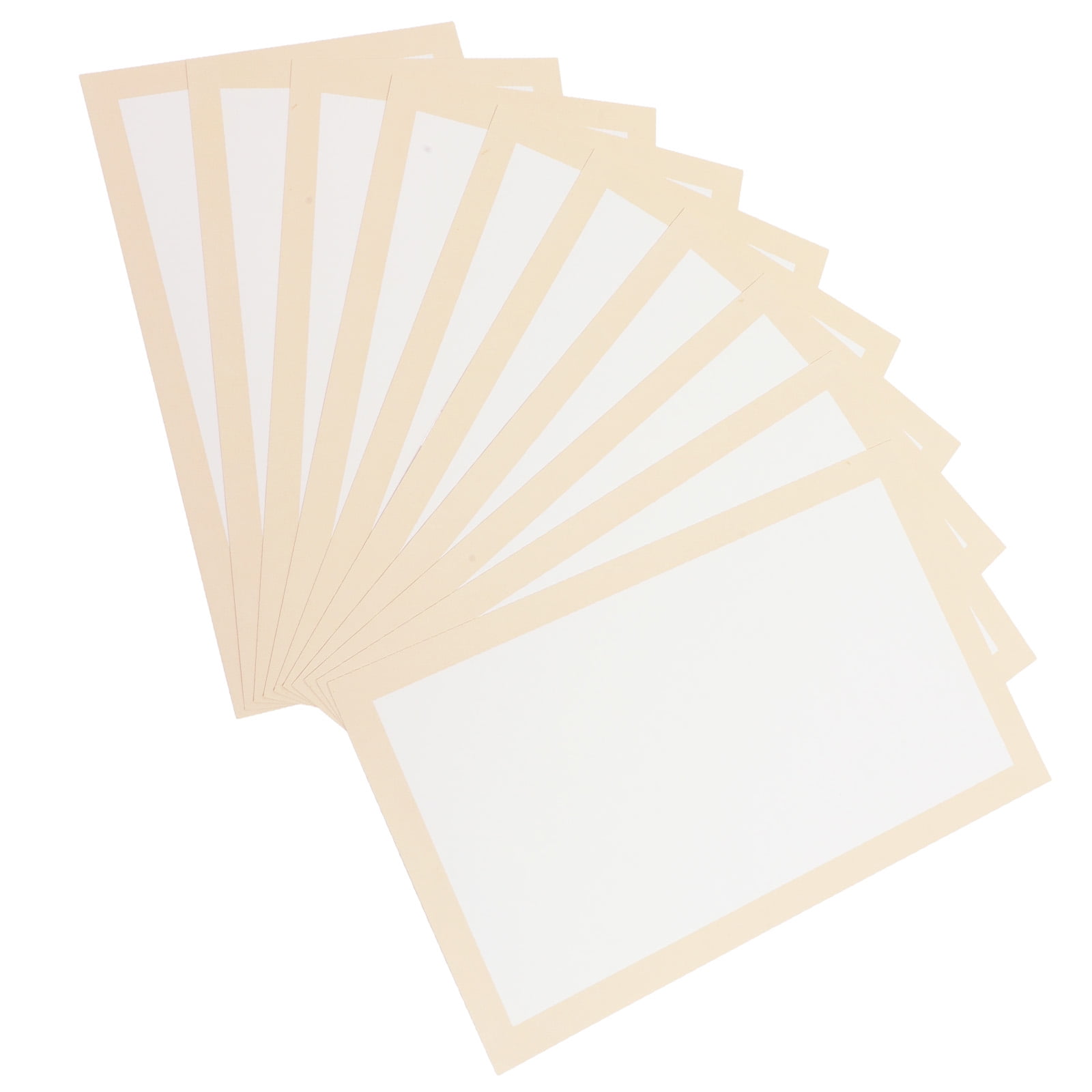 10 Sheets Raw Rice Cardboard Delicate Calligraphy Paper Versatile ...