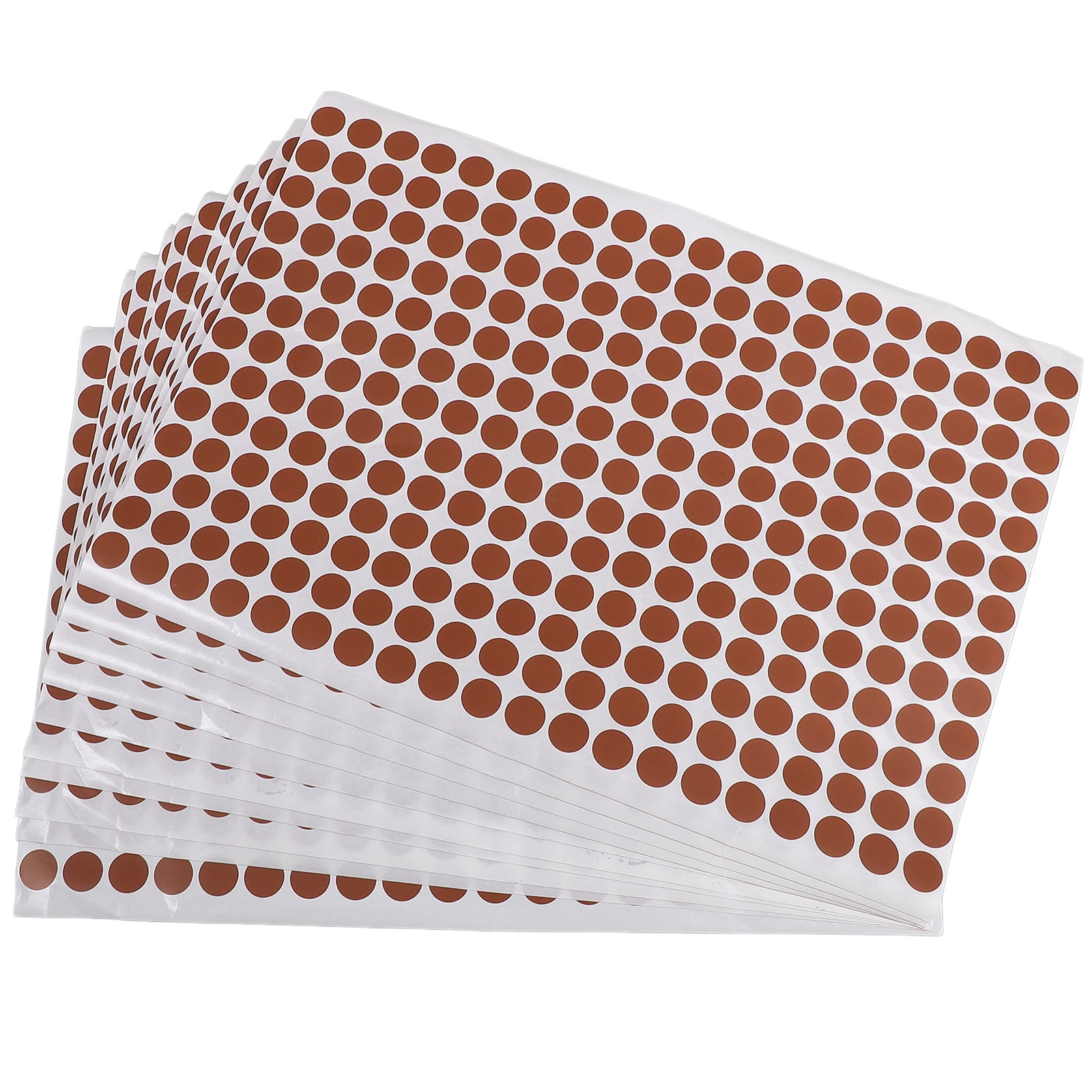 10 Sheets Round Label Sticker Label Sticker Colored Stickers Adhesive ...