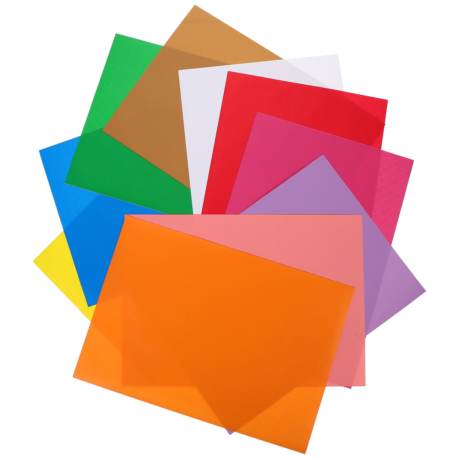 10 Sheets Round Sticker Label Colored Marking Book Stickers Adhesive ...