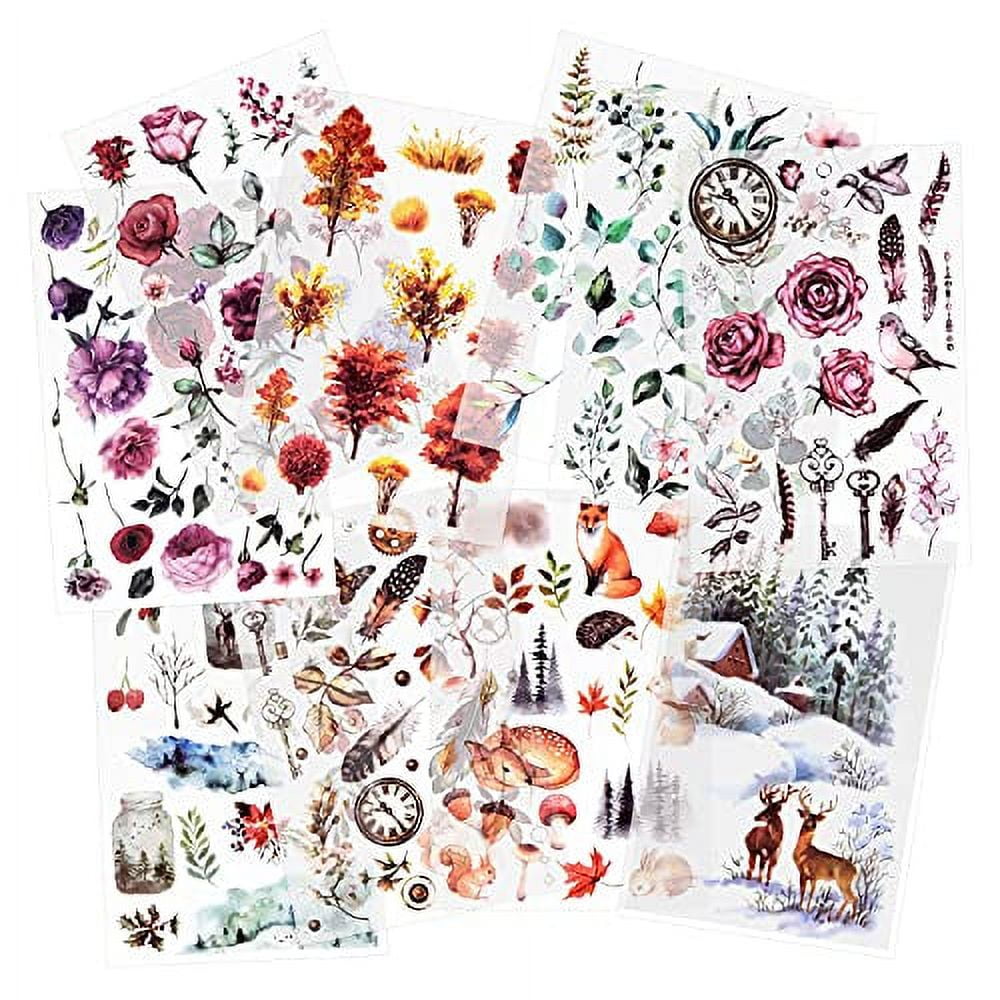 10 Sheets Rub On Transfer Sticker Scrapbook Sticker Jounal Sticker for ...