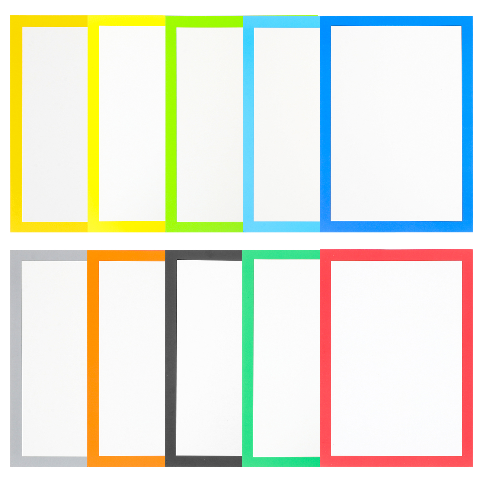 10 Sheets School Paper Material Blank Greeting Color Pencil Coloured ...