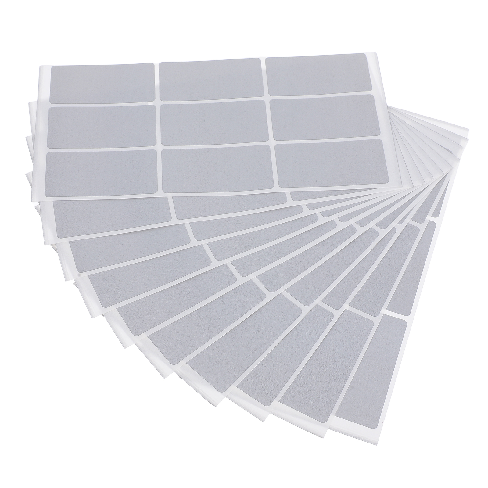 ELAYARD Rectangular Scratch Stickers Silver for Diy Games and Parties ...