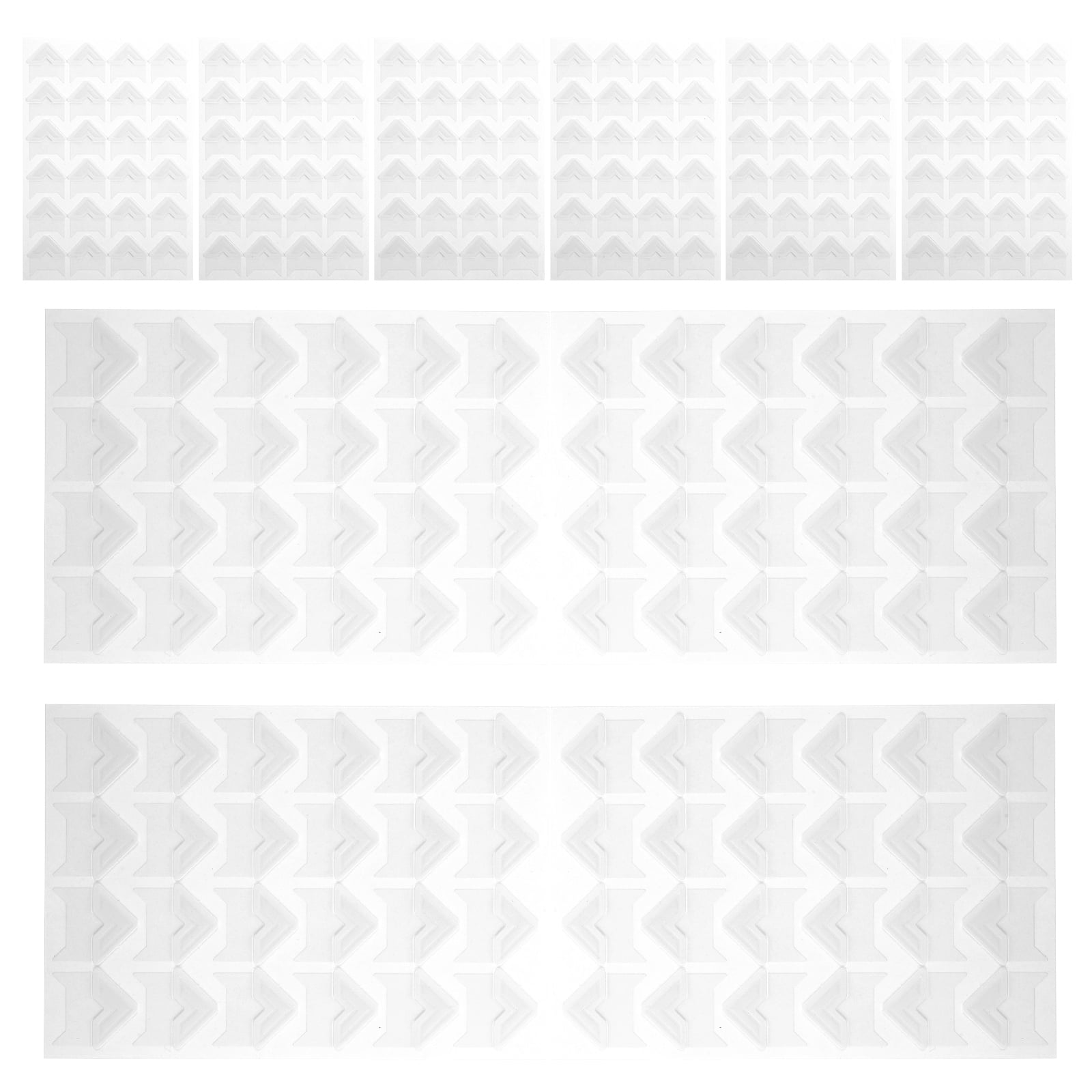 10 Sheets Self Adhesive Photo Stickers Memory Books Edge White ...
