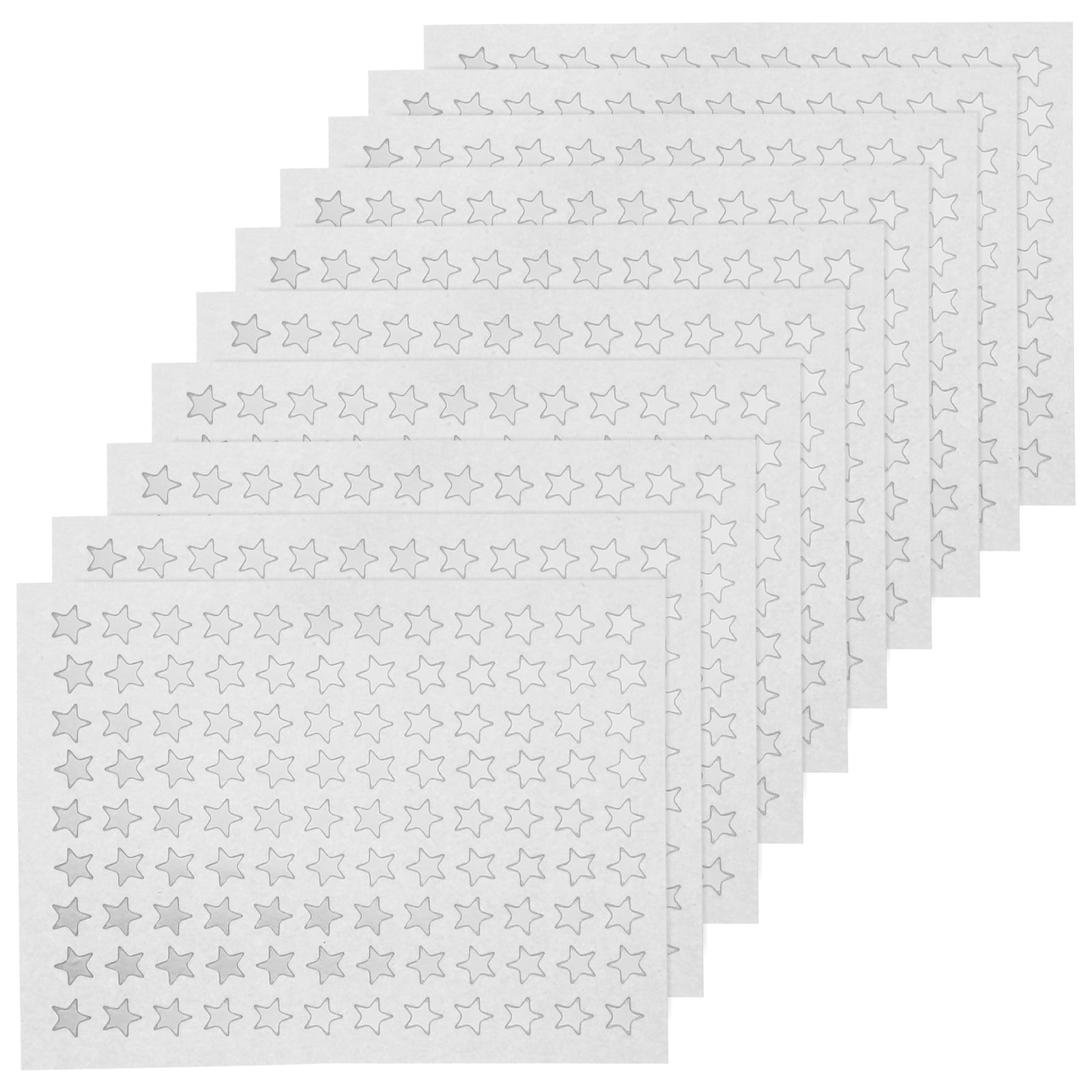 10 Sheets Small Star Stickers Students Reward for Teens Classroom ...