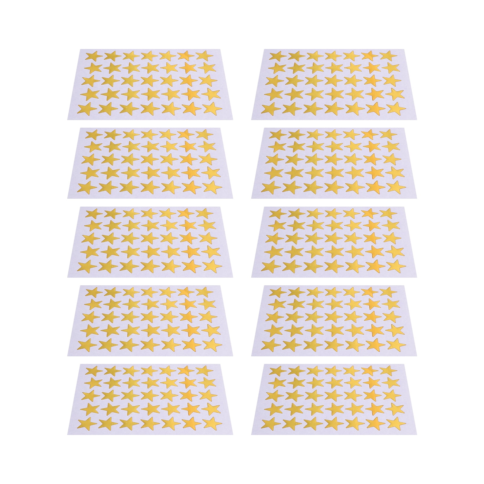 10 Sheets Star Chart Stickers Book Teacher Safe Child - Walmart.com