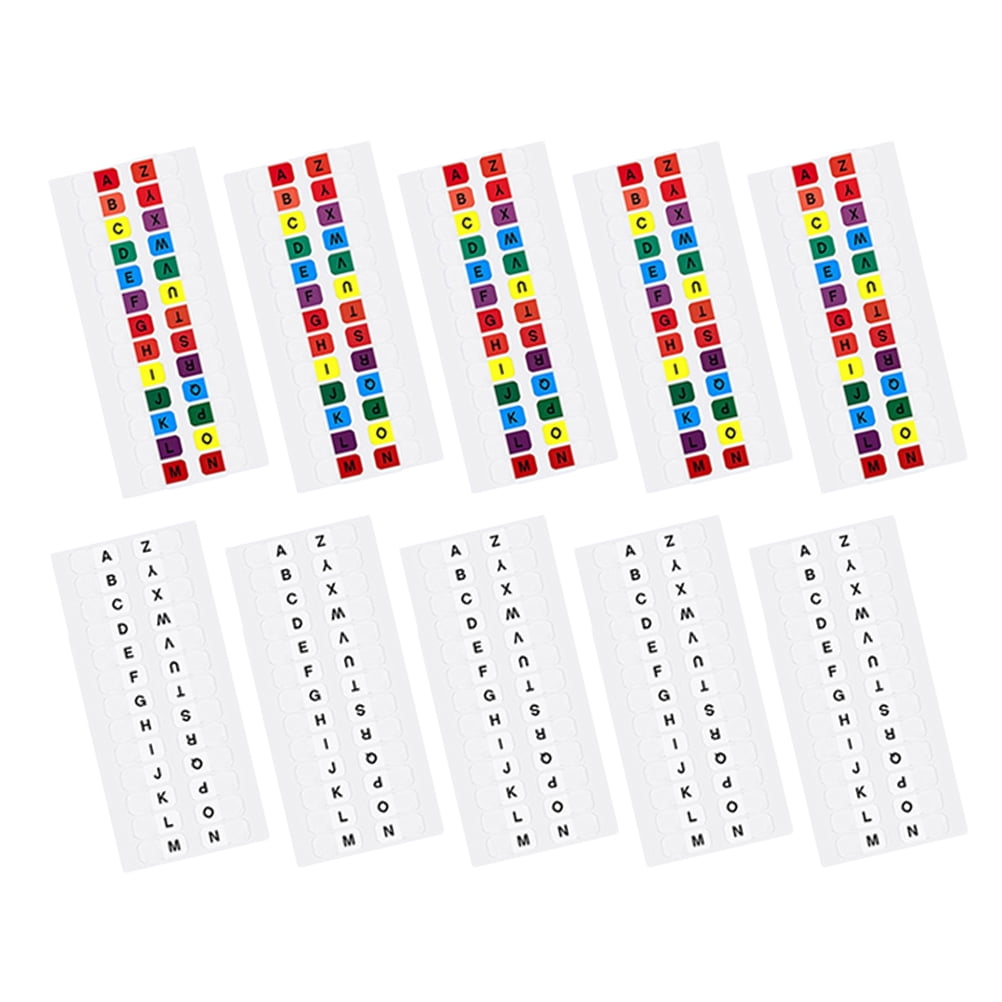 10 Sheets Sticky Divider Tabs Aesthetic Index Label Student - Walmart.com