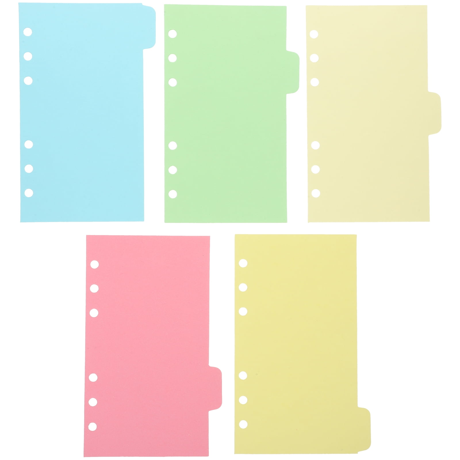 10 Sheets Tabs Binder Dividers Notepad Binder Dividers Tabs Loose-leaf ...
