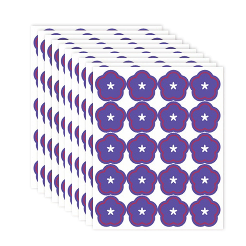 10 Sheets Ultraviolets Sticker Outdoor Detection Sunblock Patches ...